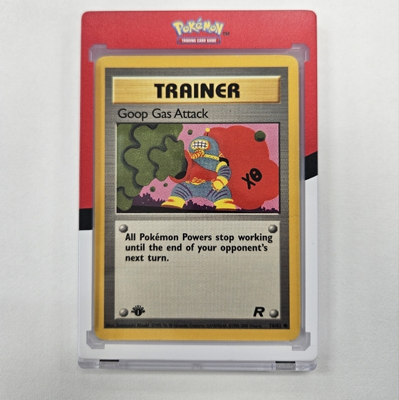 Pokemon | Toys | St Edition Pokemon Card Goop Gas Attack Trainer 7882 ...